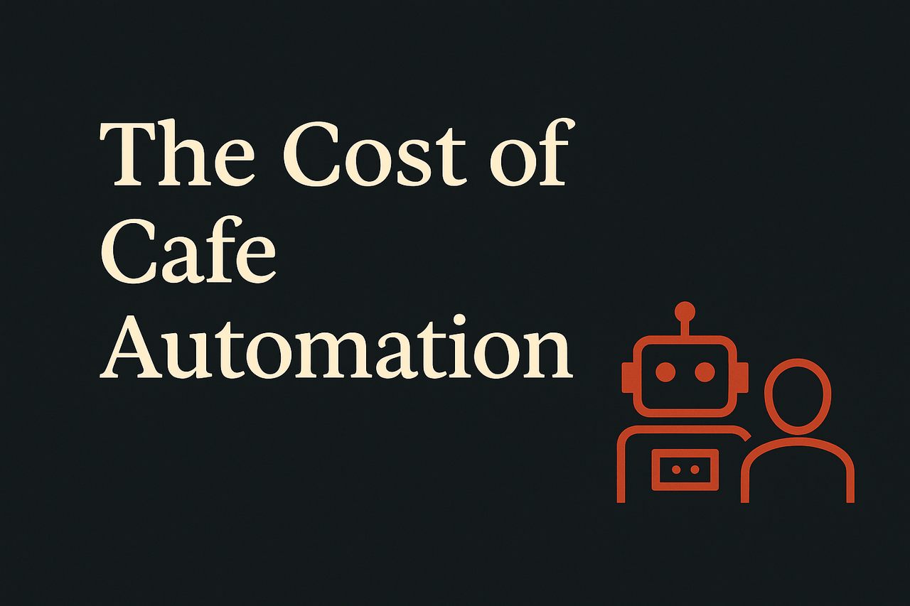 The Hidden Cost of Robot Baristas at Work – Coffee On Cue