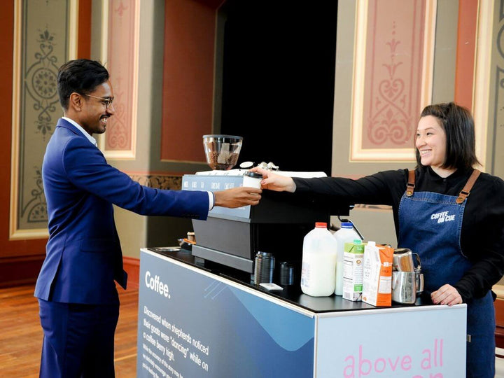 Coffee Cart Hire Sydney | Conferences And Events – Coffee On Cue