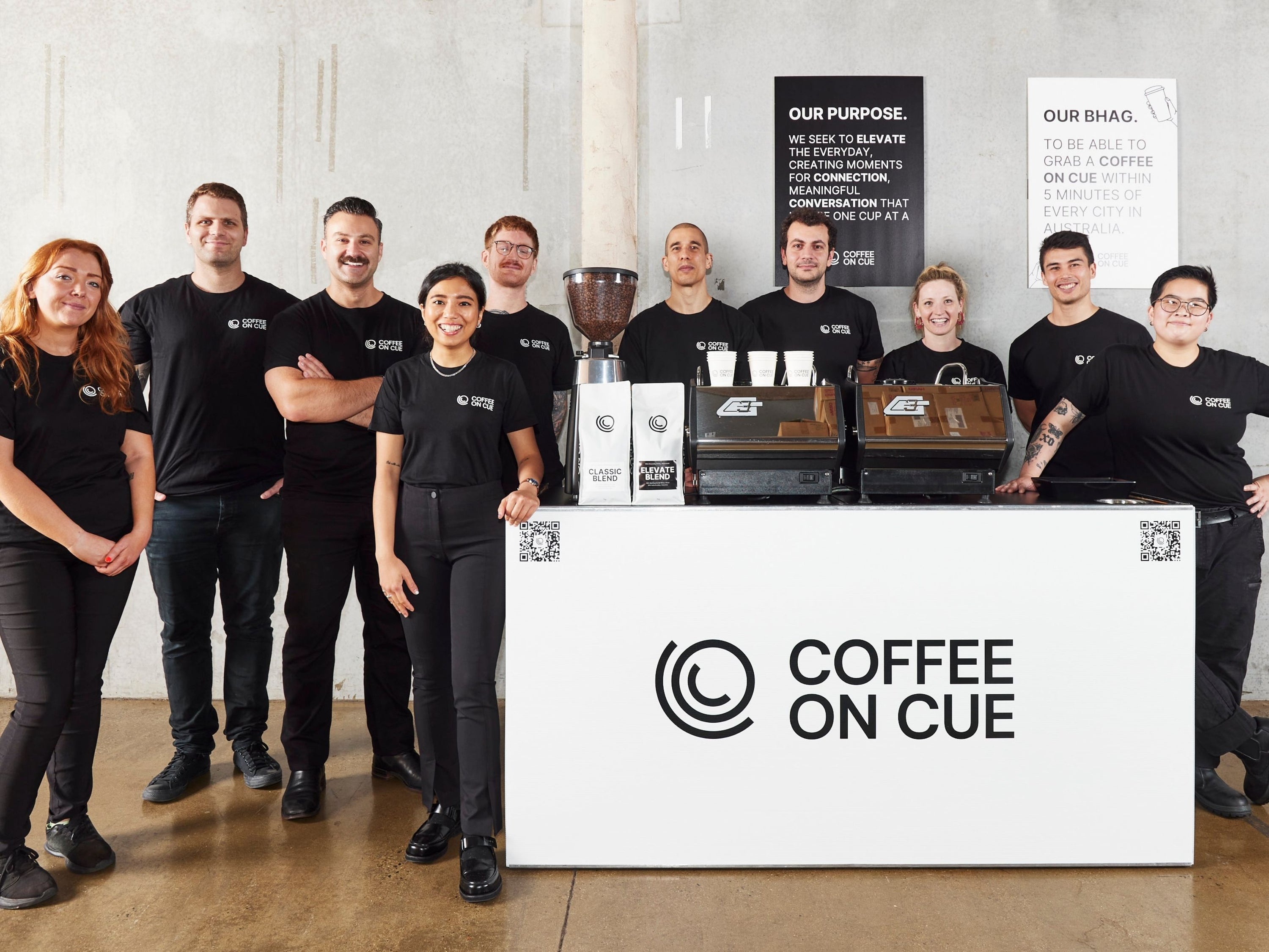 About Us & Our Journey From A Single Coffee Cart – Coffee On Cue